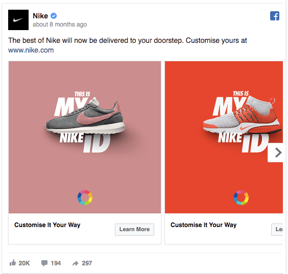 nike advertisements examples